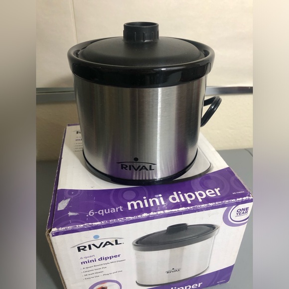 Rival | Kitchen | Rival 6 Quart Mini Dipper Slow Cooker Mini Chocolate ...